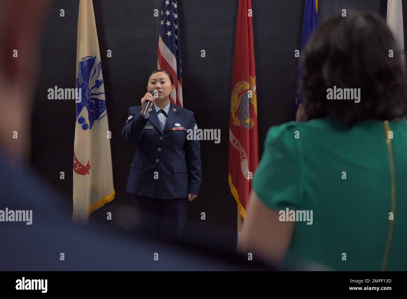 U.S. Air Force Senior Airman Cheyenne Her, Airman Leadership School ...
