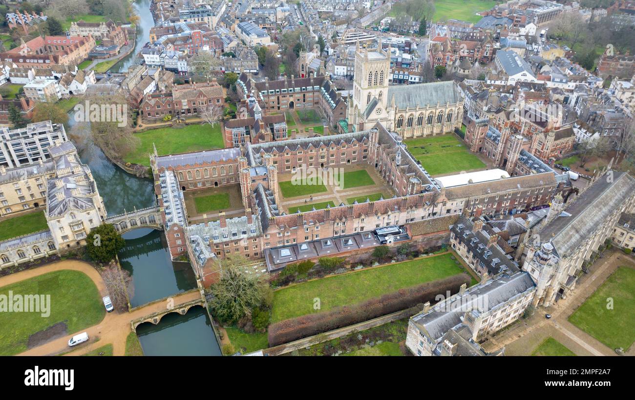 Picture dated January 26th 2023 shows an aerial view of St John’s ...