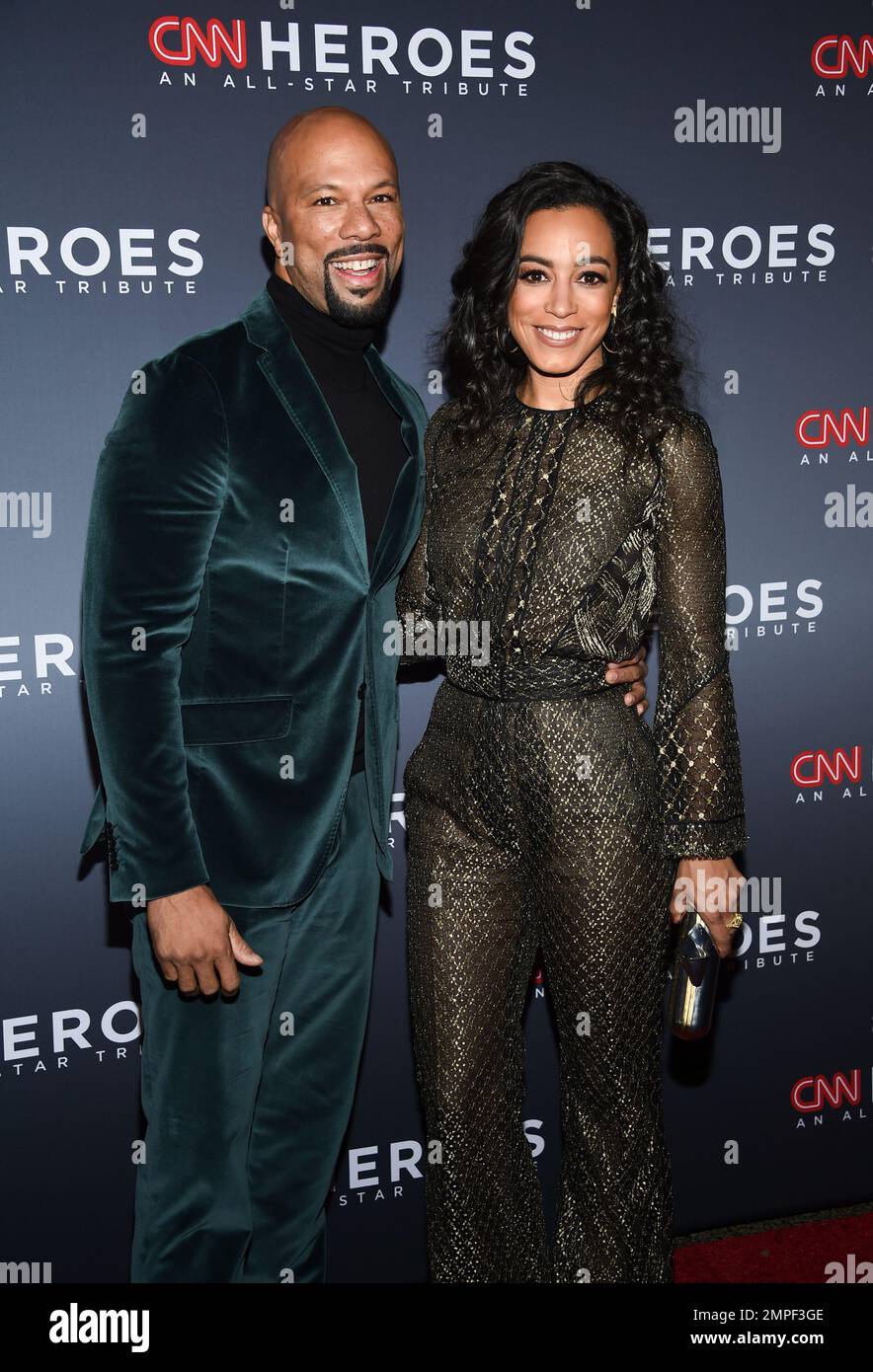 Actor and hip-hop artist Common, left, and girlfriend Angela Rye attend ...