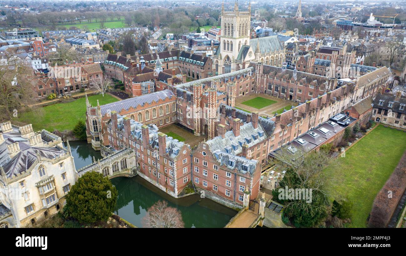 Picture dated January 26th 2023 shows an aerial view of St John’s ...
