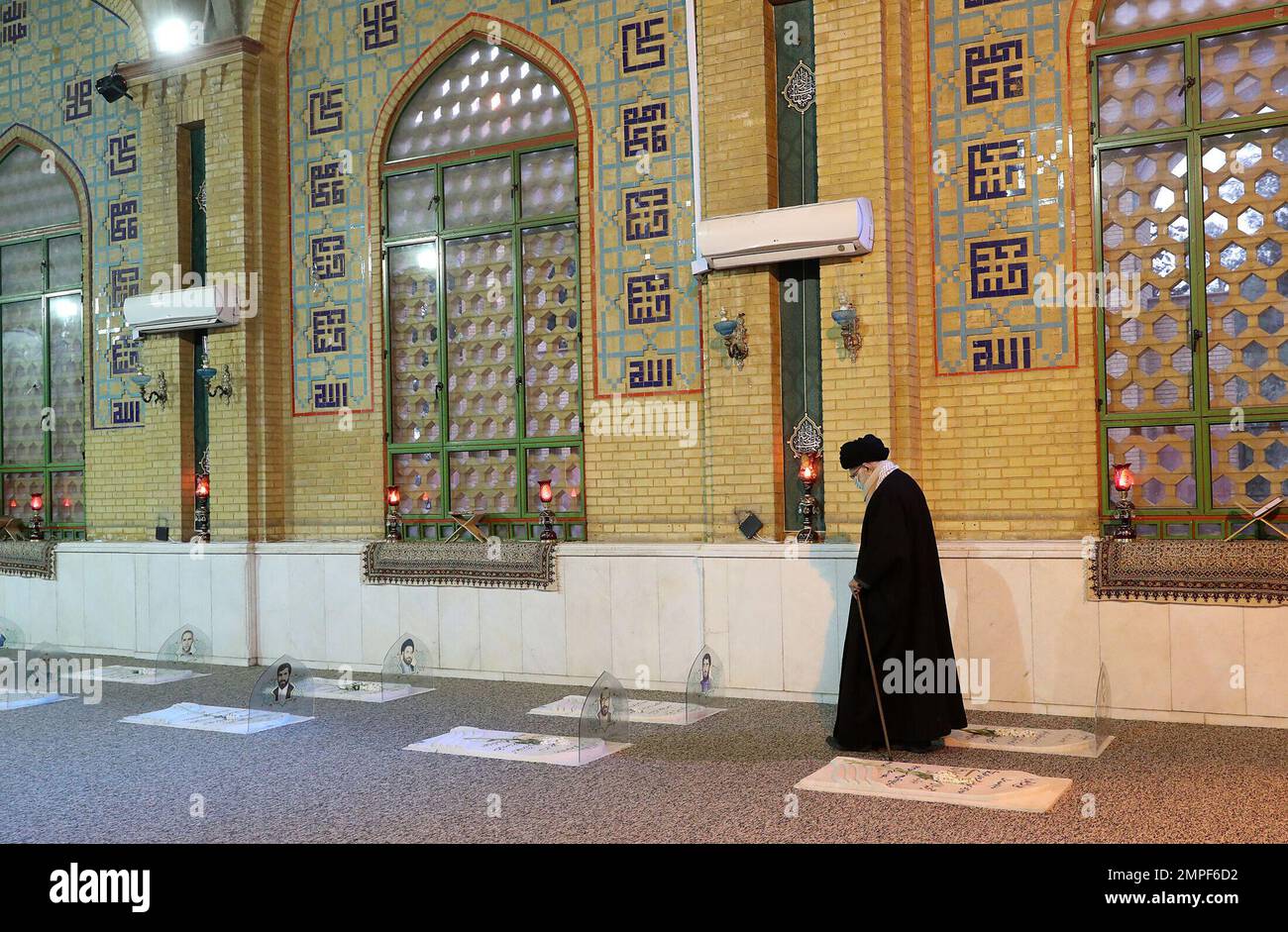 Iran's Supreme Leader Ayatollah Ali Khmenei during his visits the ...