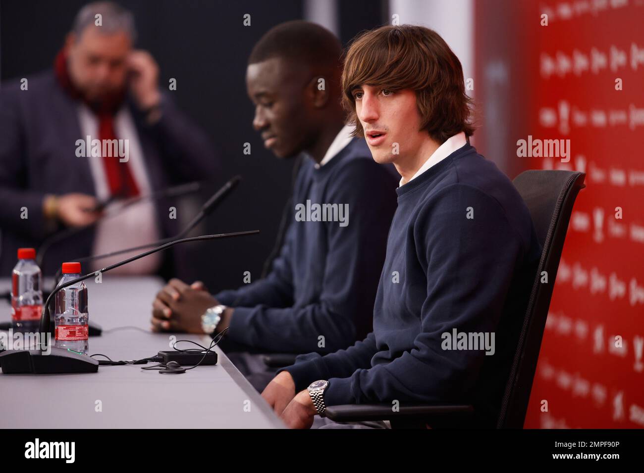 Seville, Spain. 31st Jan, 2023. Footballers Bryan Gil (pictured) and ...