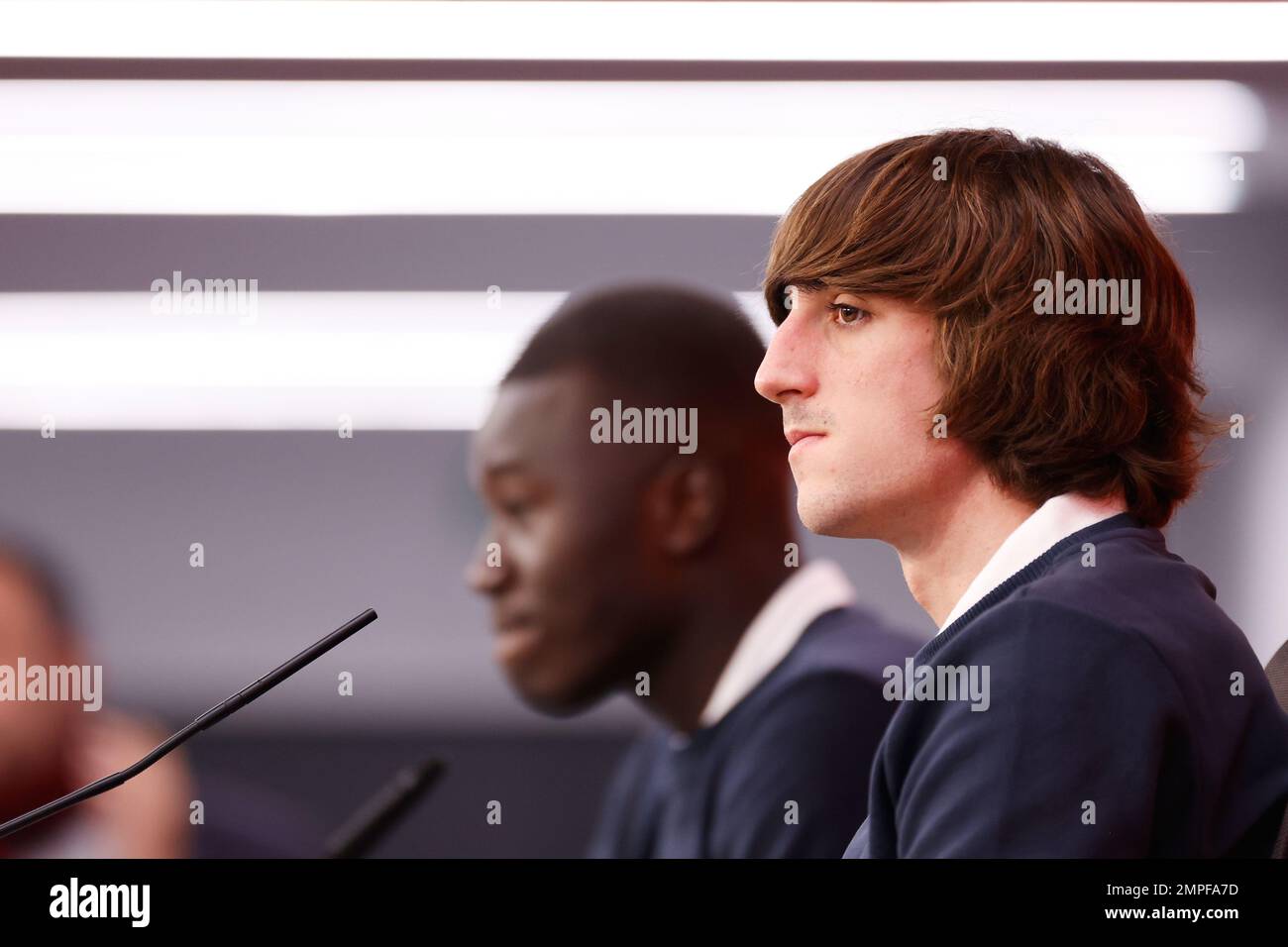 Seville, Spain. 31st Jan, 2023. Footballers Bryan Gil (pictured) and ...