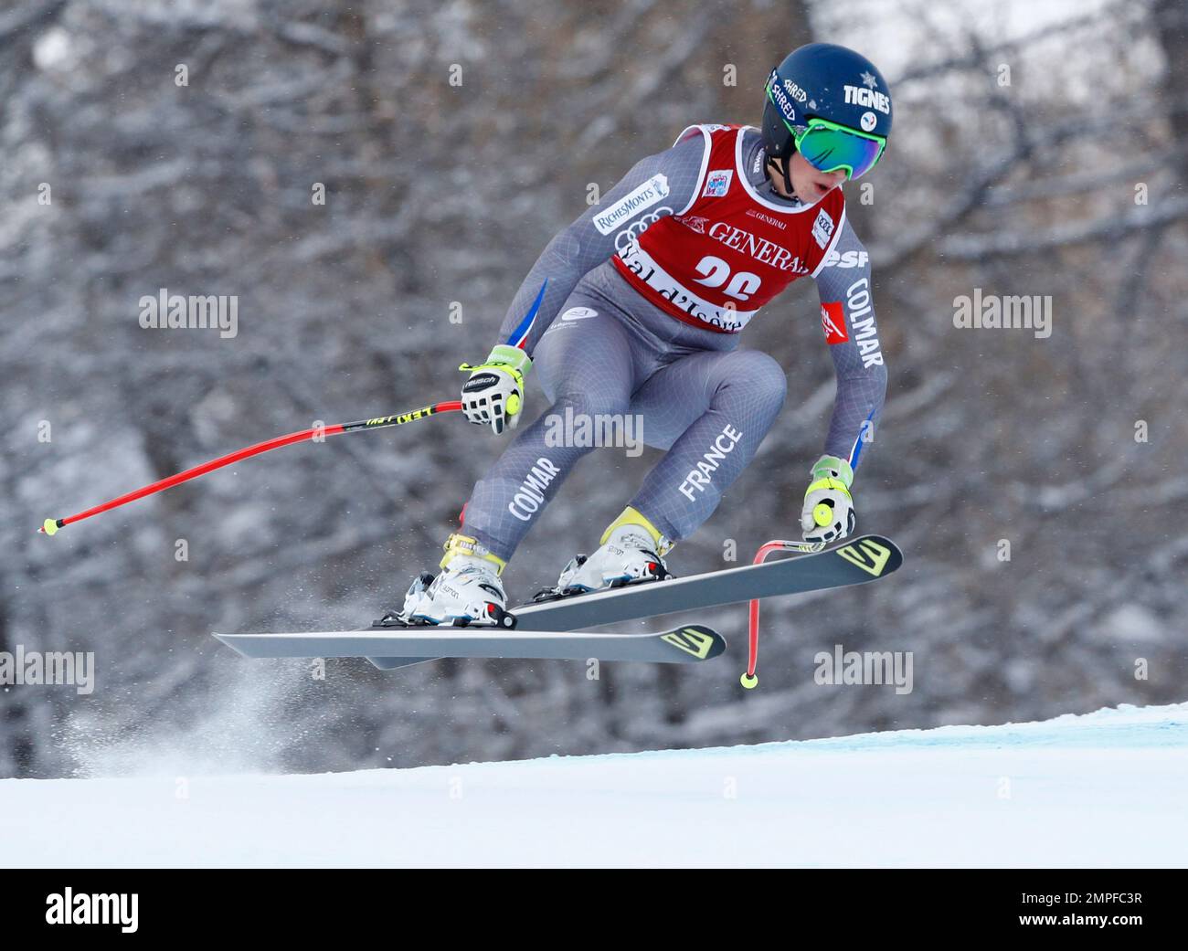 France's Laura Gauche competes during an alpine ski, women's World Cup ...
