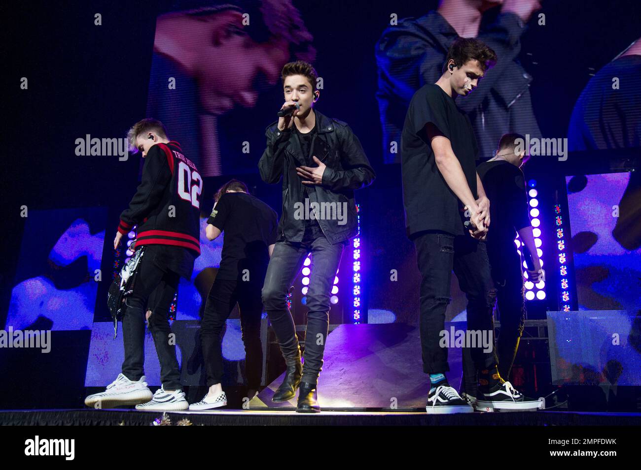 Corbyn Besson, from left, Daniel Seavey and Jonah Marais of Why Don't ...