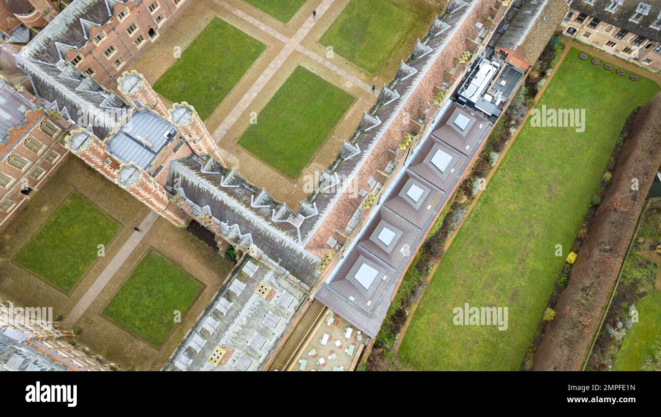Picture dated January 26th 2023 shows an aerial view of St John’s ...