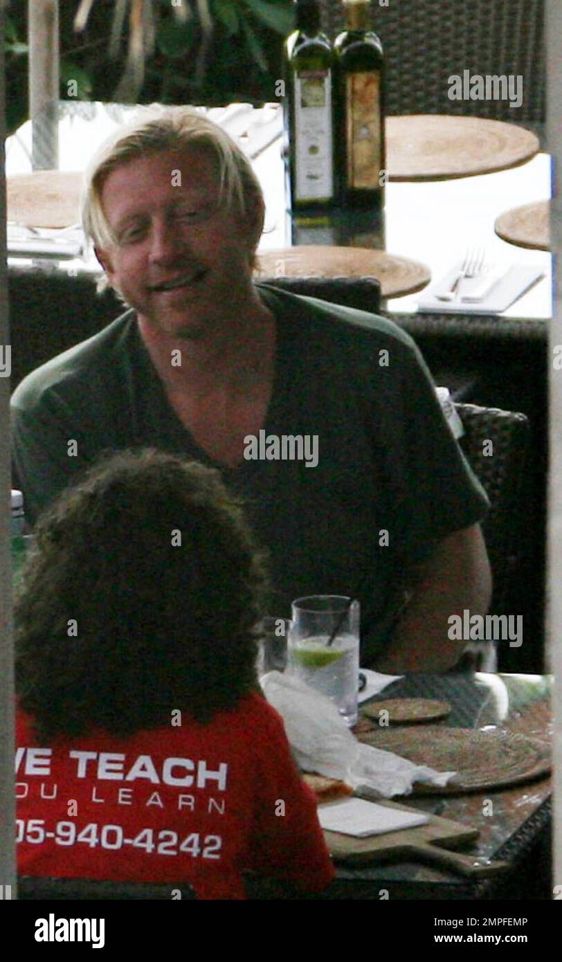 Exclusive!! Boris Becker spends Christmas in Miami. His sons Noah and ...