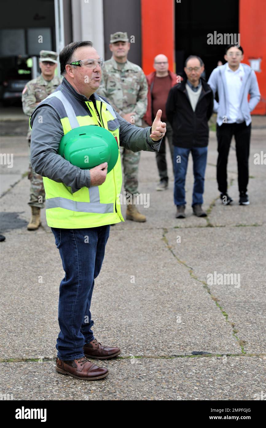 Charles Lewis, safety manager for Medical Readiness Command, Europe ...