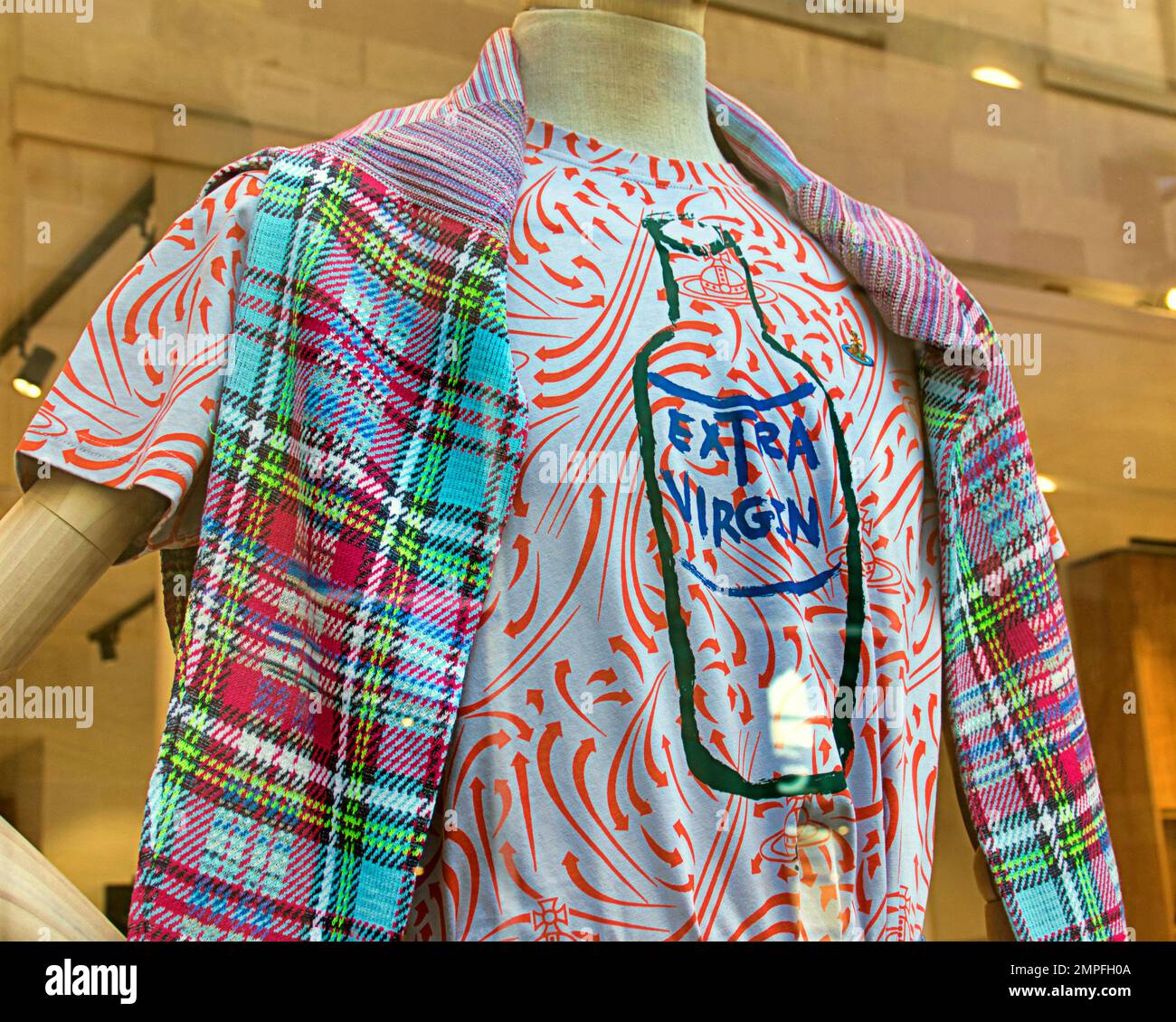 Vivienne Westwood designs iconic fashion Glasgow, Scotland, UK Stock ...