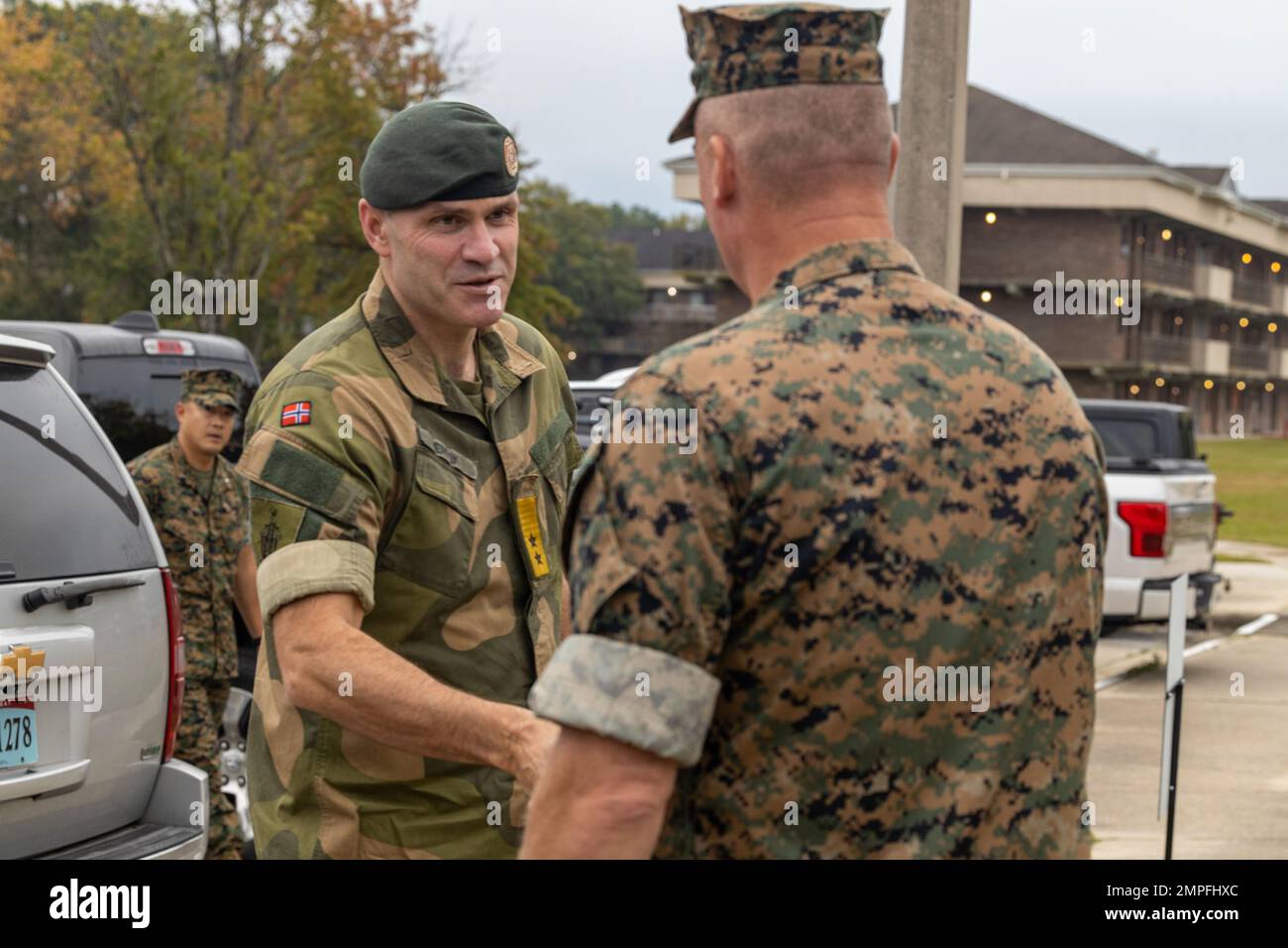 U.S. Marine Corps Brig. Gen. Michael E. McWilliams, the commanding ...