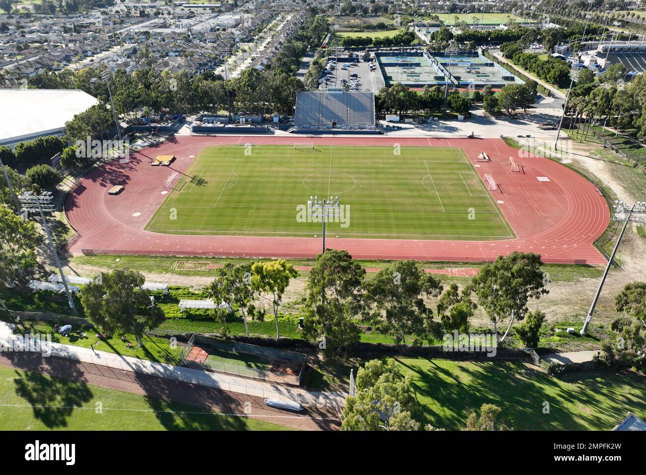 A general overall aerial view of Toro Stadium, Friday, Jan. 27, 2023 ...