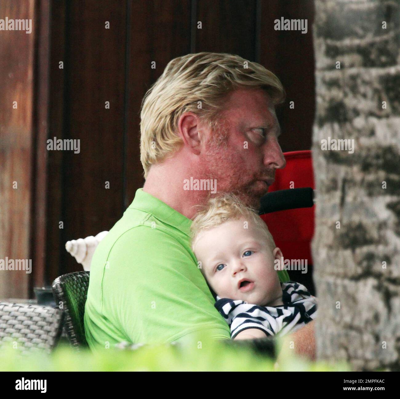 German tennis player Boris Becker and his wife Sharlely 'Lilly ...