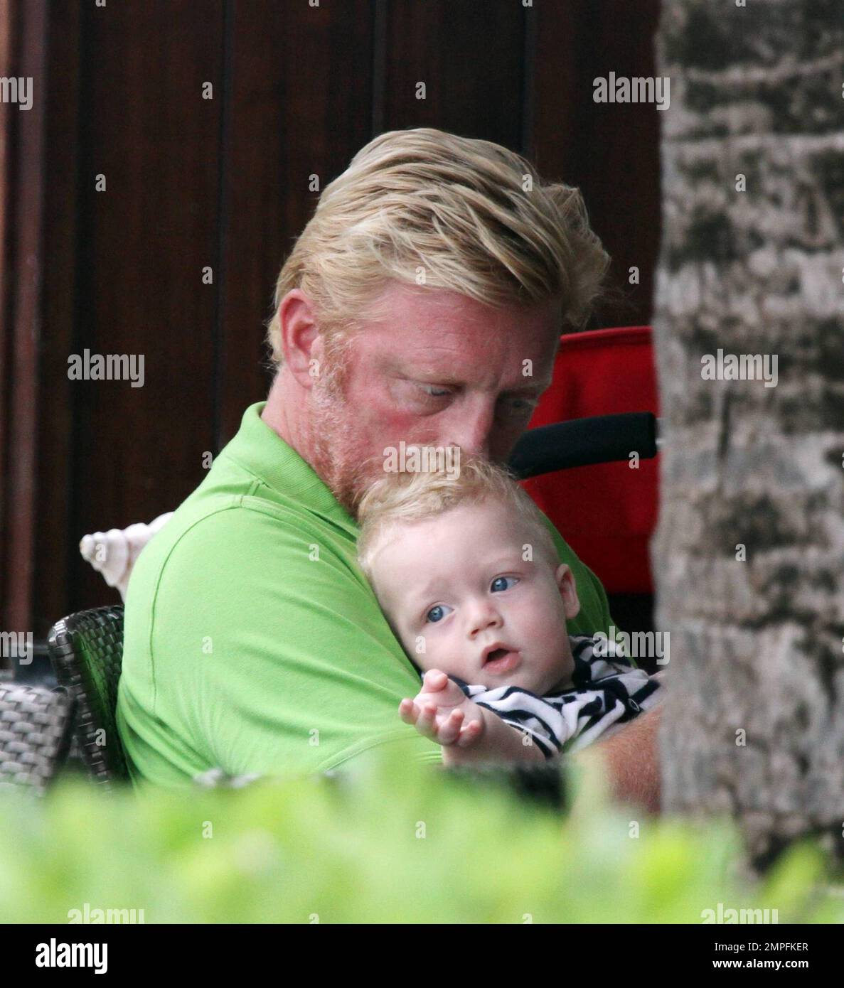 German tennis player Boris Becker and his wife Sharlely 'Lilly ...