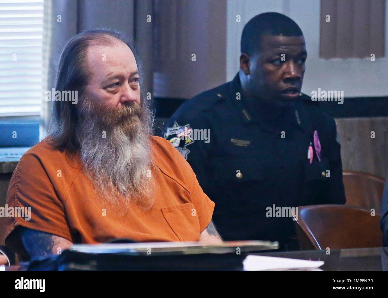 FILE - In this Wednesday, Oct. 18, 2017 file photo, William Reece, left ...