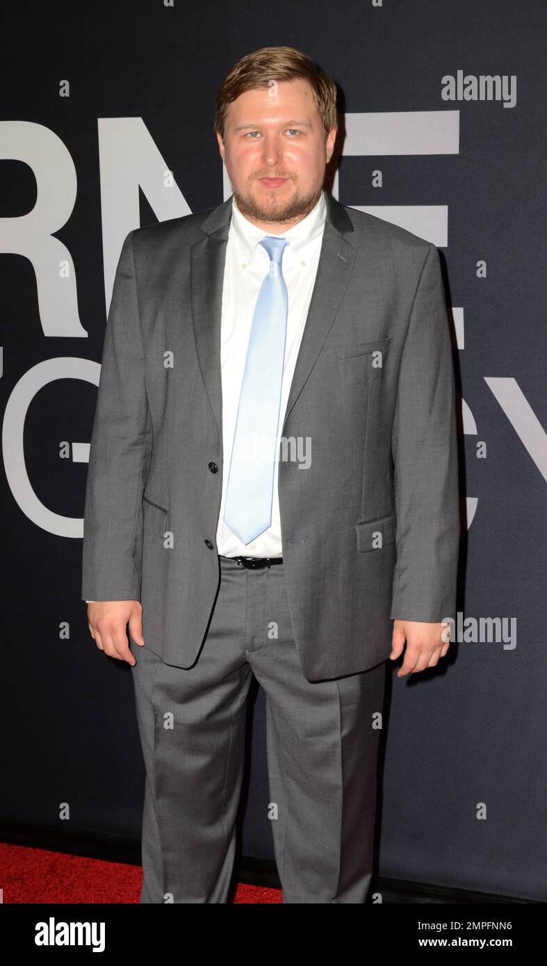 Michael Chernus at the premiere of "The Bourne Legacy" at the Ziegfeld ...