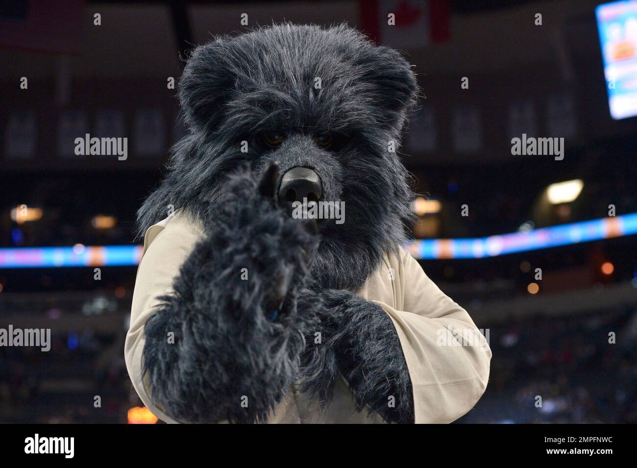Grizz, the Memphis Grizzlies mascot, wears a Star Wars-inspired costume ...