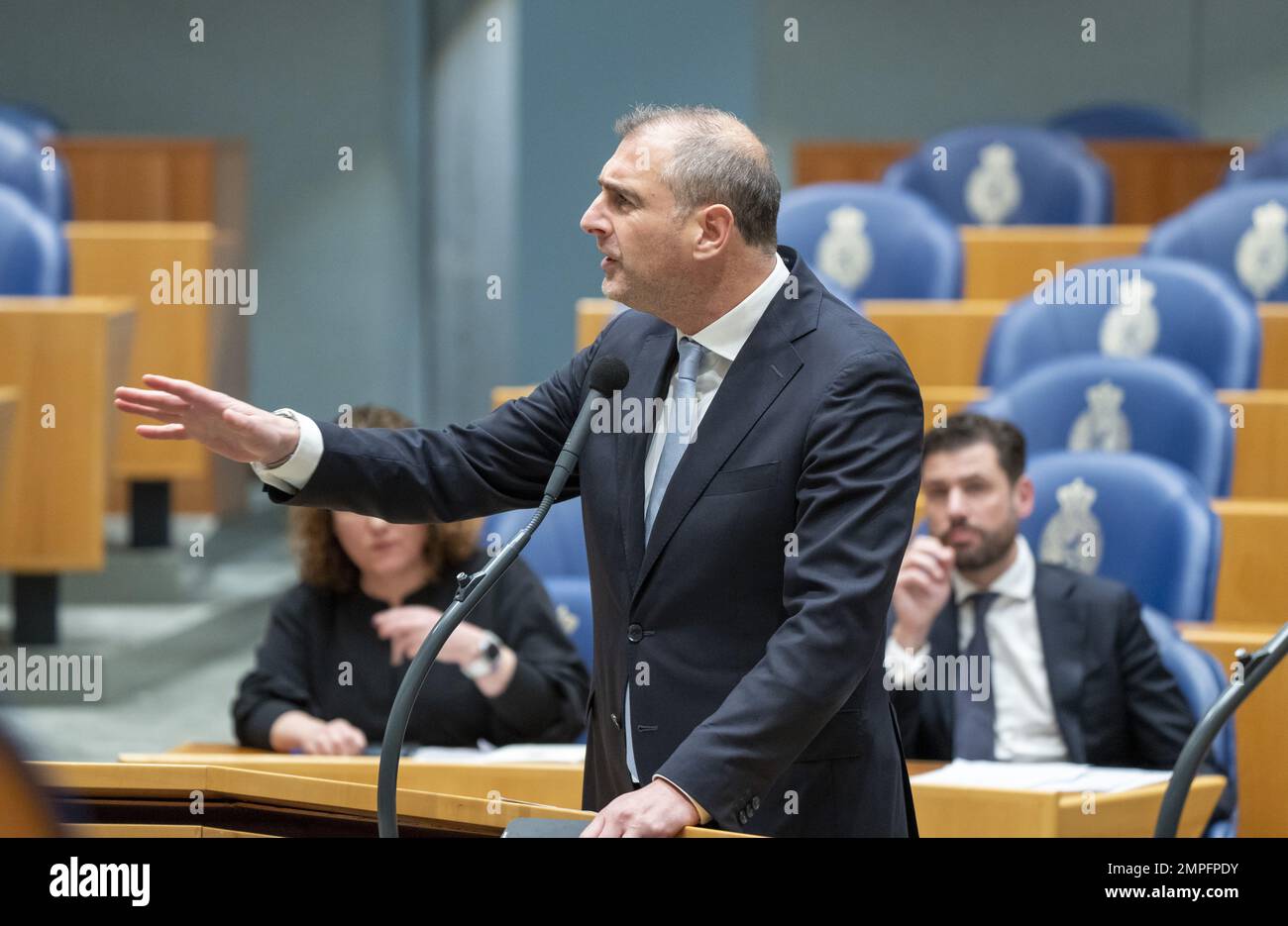 THE HAGUE - Gidi Markuszower (PVV) during the weekly question hour in ...