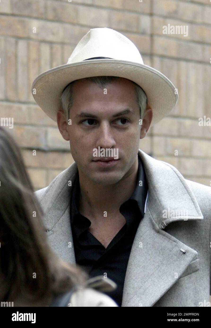 EXCLUSIVE!! Boy George covers his face with his hood as he walks with ...