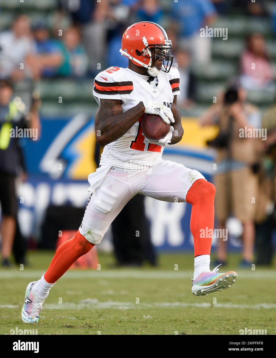 Cleveland Browns wide receiver Josh Gordon in action during an NFL ...