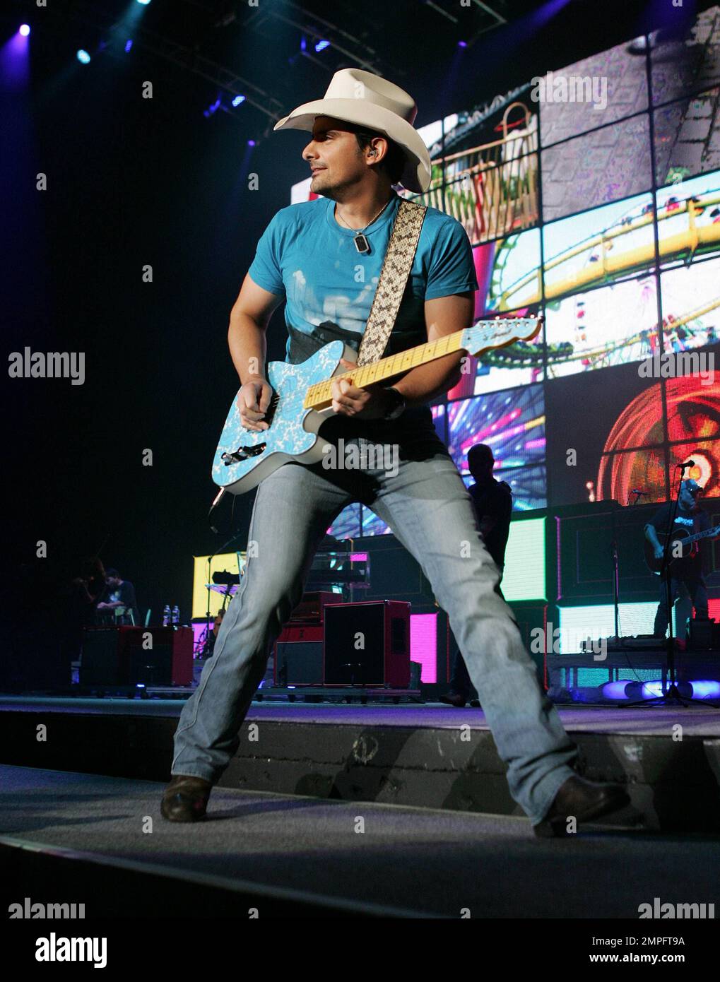 Brad Paisley performs in concert for the final time of his "H2O II Tour ...