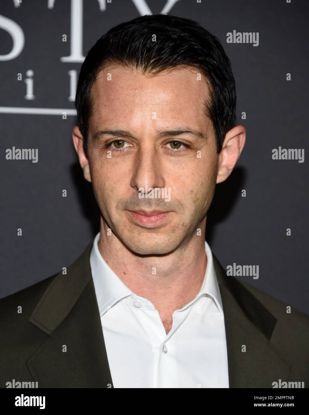 Actor Jeremy Strong attends the premiere of "Molly's Game" at AMC Loews ...