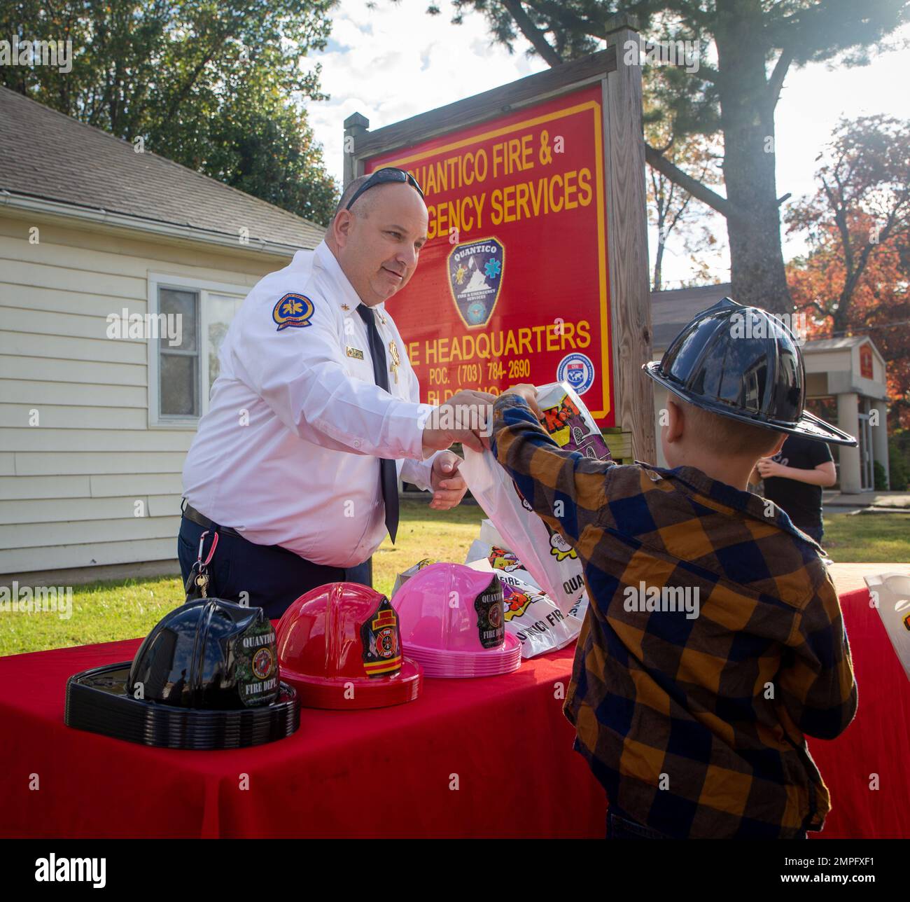 Lawrence Shinn, the assistant chief with Marine Corps Base Quantico ...