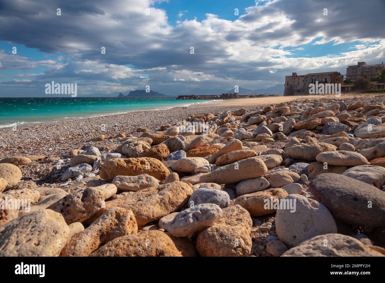 Vergine maria beach palermo sicily hi-res stock photography and images ...