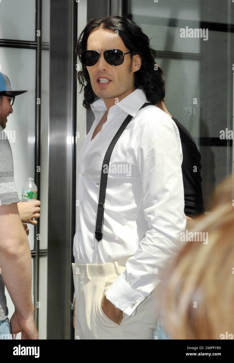 Russell Brand makes a young, wheelchair-bound fan's day as he takes ...