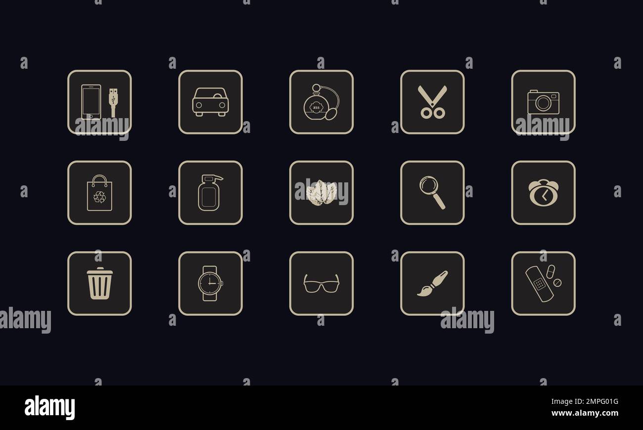 Daily routine illustration vector hi-res stock photography and images ...