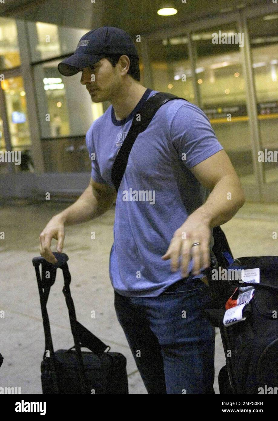 Exclusive!! "Superman" actor Brandon Routh arrives at Toronto ...