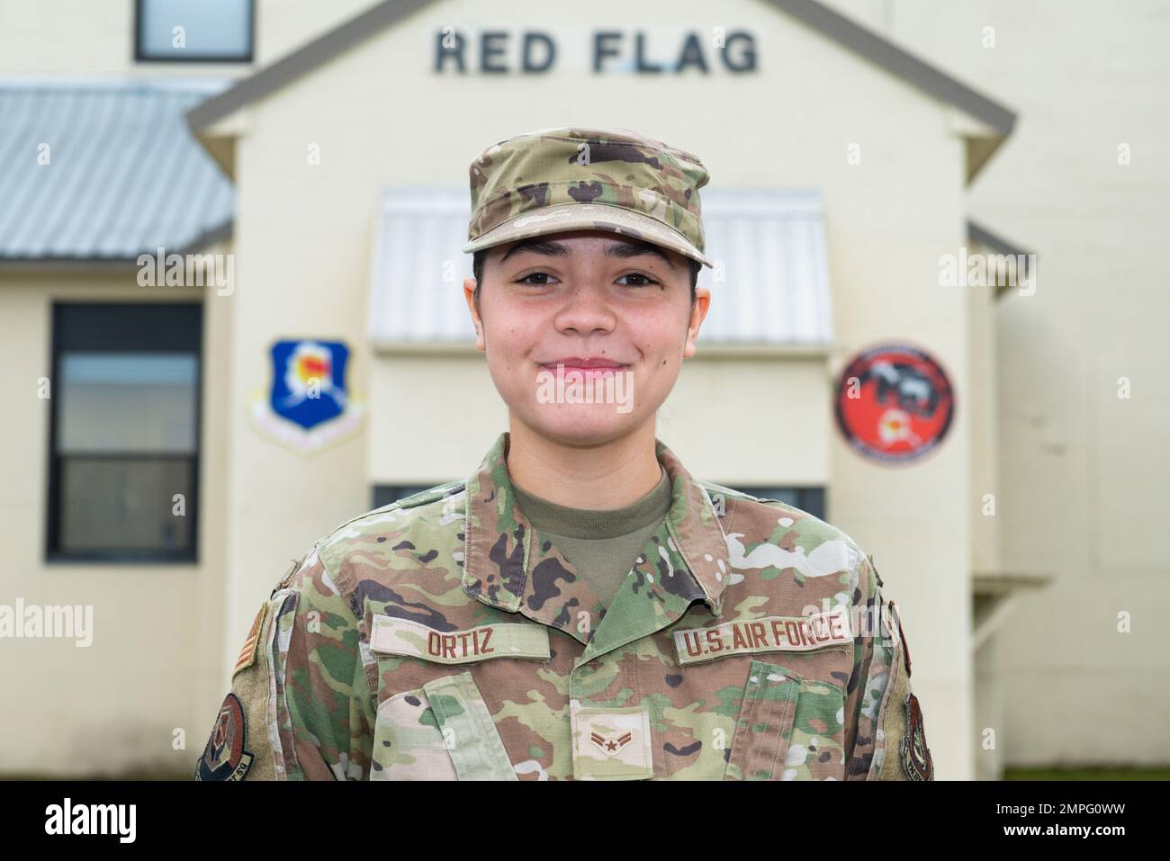U.S. Air Force Airman 1st Class Alanis Ortiz, a force management ...
