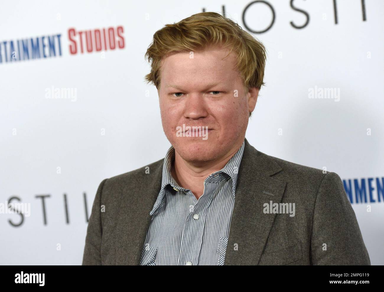 Jesse Plemons arrives at the premiere of "Hostiles" at the Samuel ...