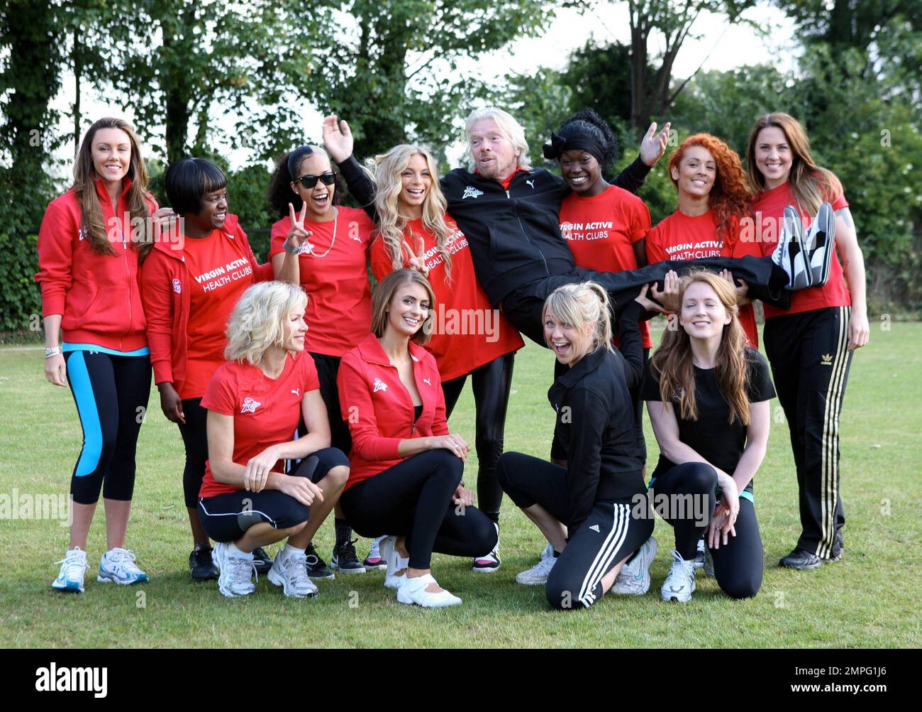 Nell McAndrew, Melanie Chisholm, Richard Branson, Liz Locke, Michelle ...