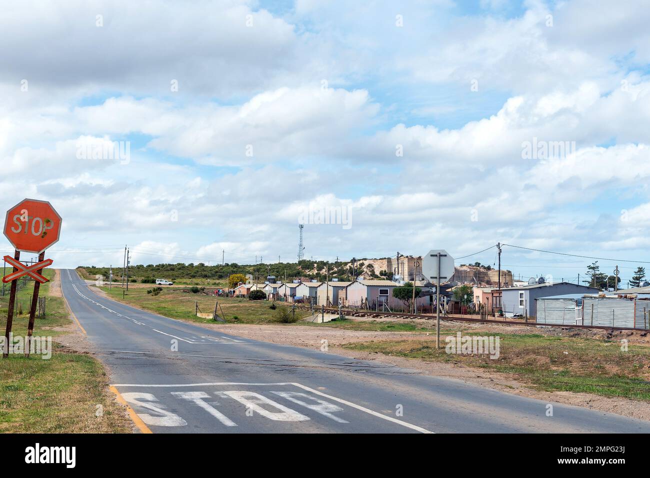Bredasdorp, South Africa - Sep 23, 2022: View of Bredasdorp in the ...