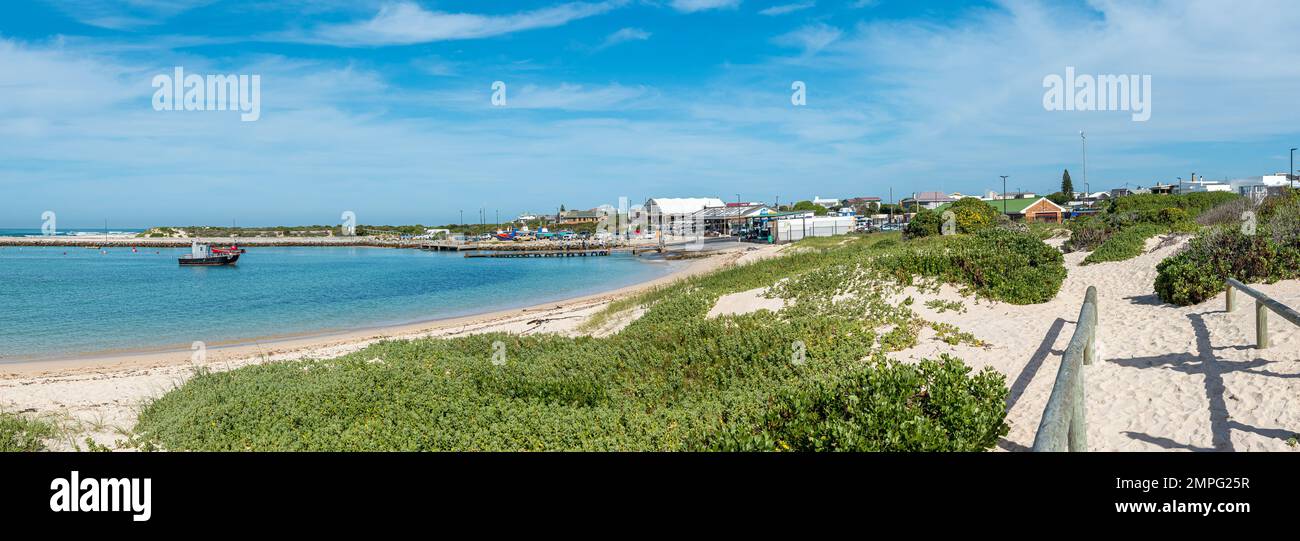 Struisbaai, South Africa - Sep 21, 2022: A beach panorama in Struisbaai ...
