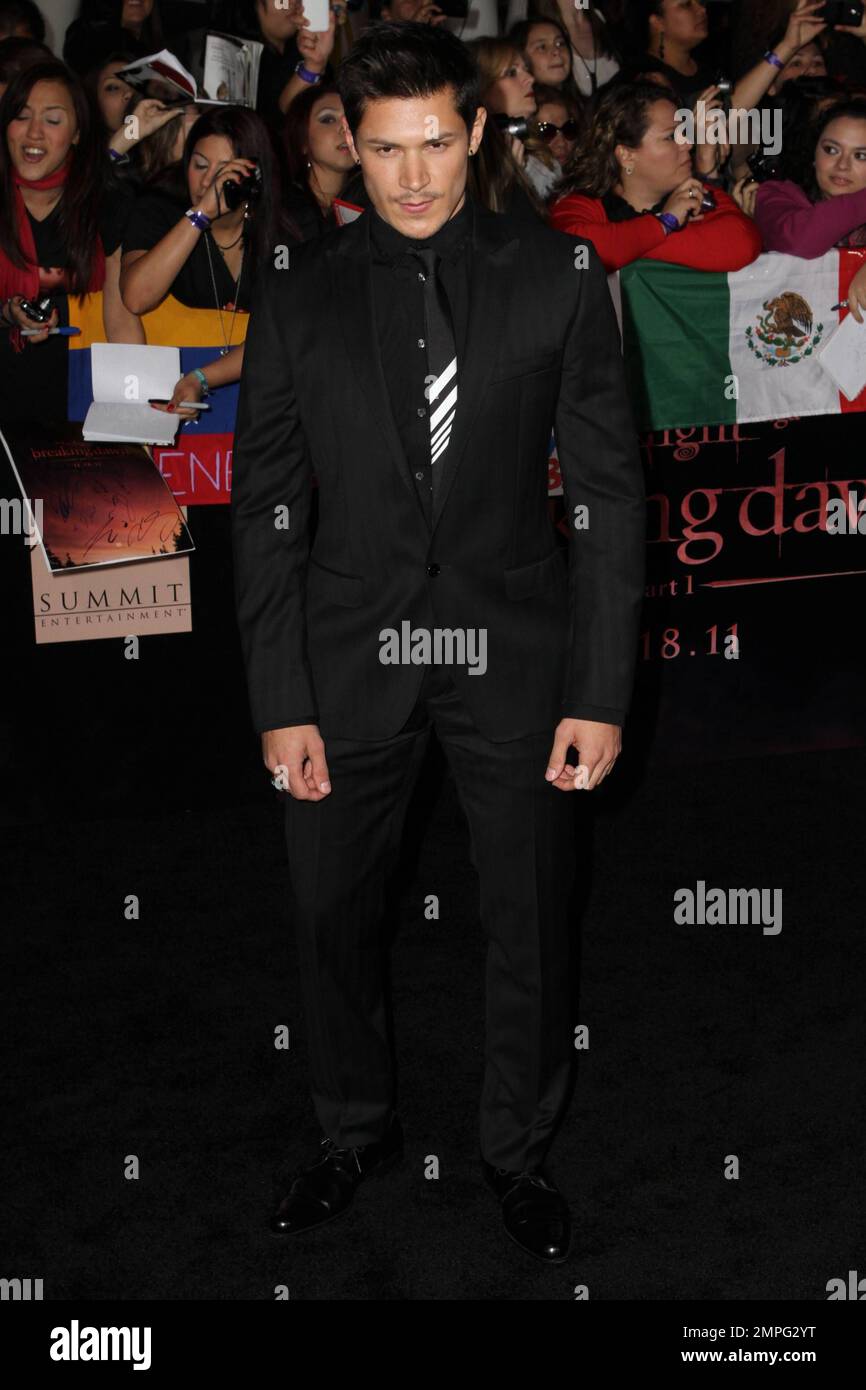 Alex Meraz at the world premiere of "The Twilight Saga: Breaking Dawn ...