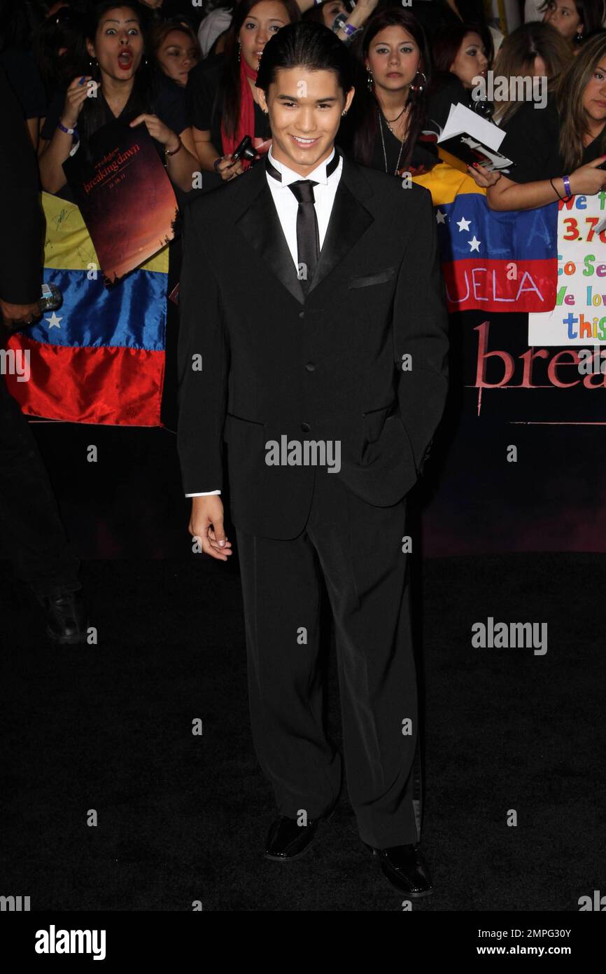 Boo Boo Stewart at the world premiere of "The Twilight Saga: Breaking ...