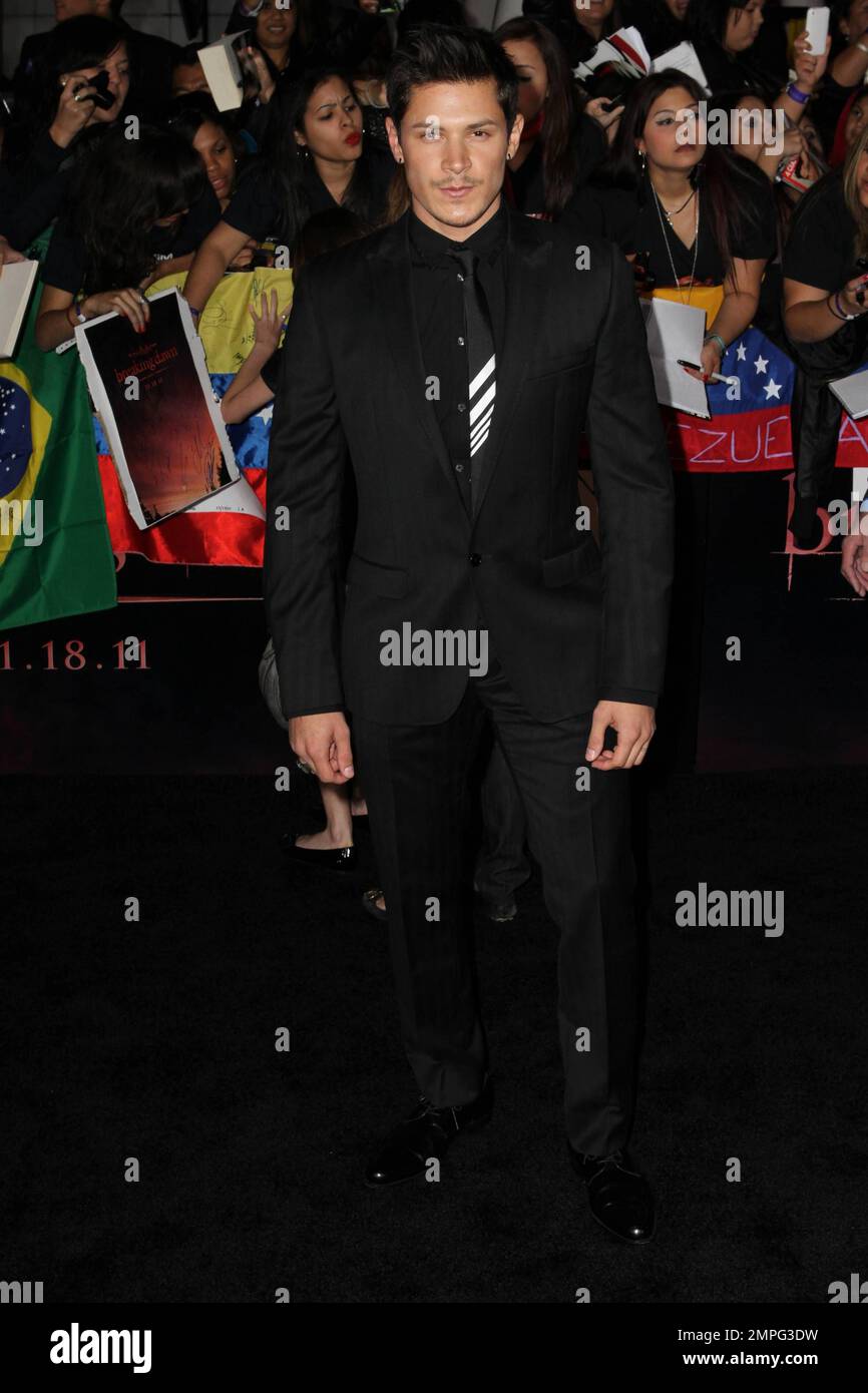 Alex Meraz at the world premiere of "The Twilight Saga: Breaking Dawn ...