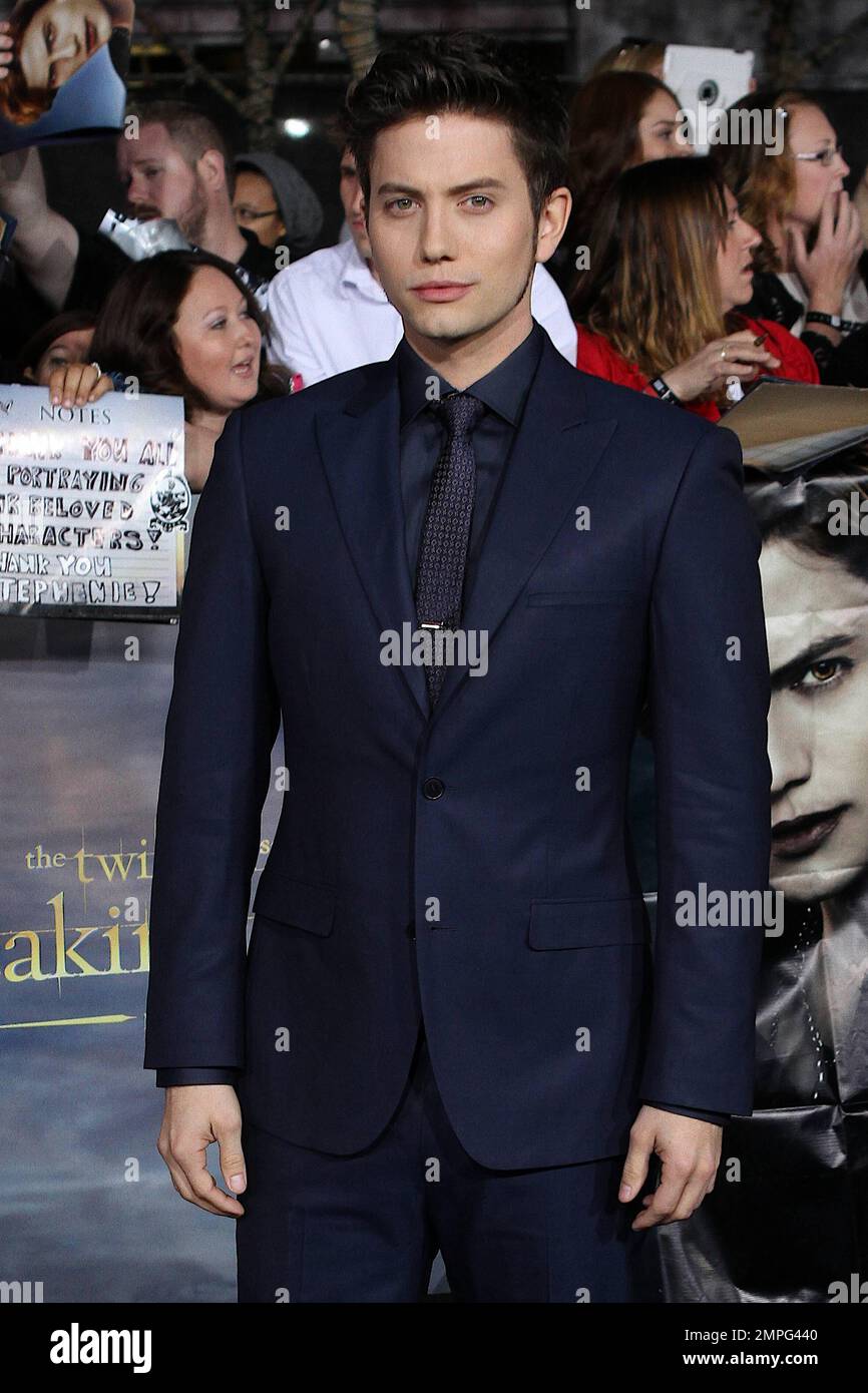 Jackson Rathbone at the world premiere of "The Twilight Saga: Breaking ...