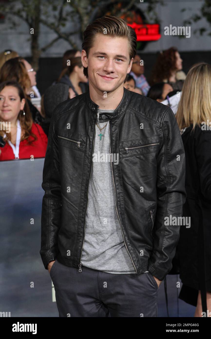 Luke Benward at the world premiere of "The Twilight Saga: Breaking Dawn ...