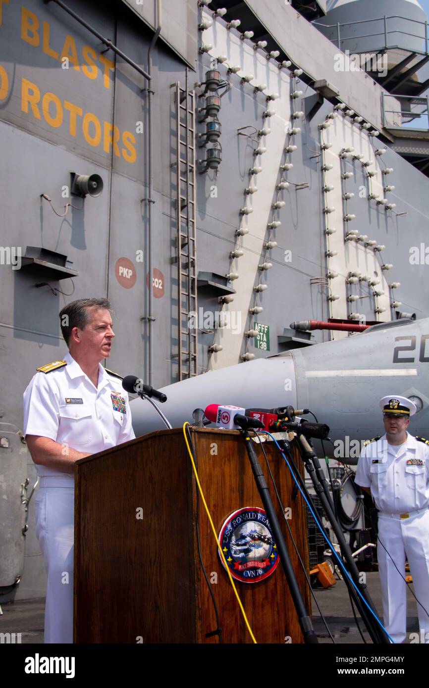221014-N-RC359-1024 MANILA BAY (Oct. 14, 2022) Rear Adm. Buzz Donnelly ...