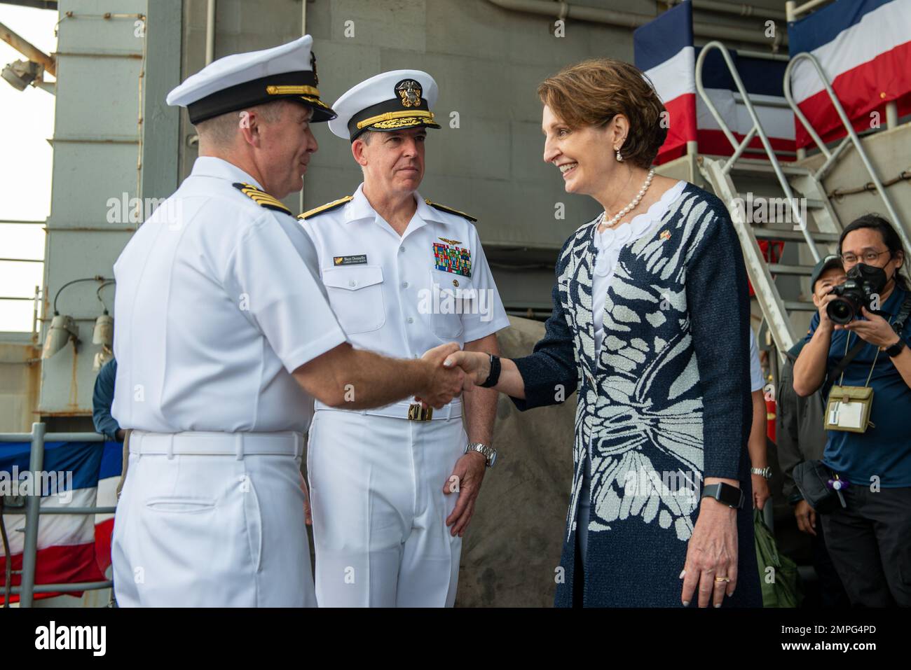 221014-N-LI114-2019 MANILA BAY (Oct. 14, 2022) The Honorable MaryKay ...