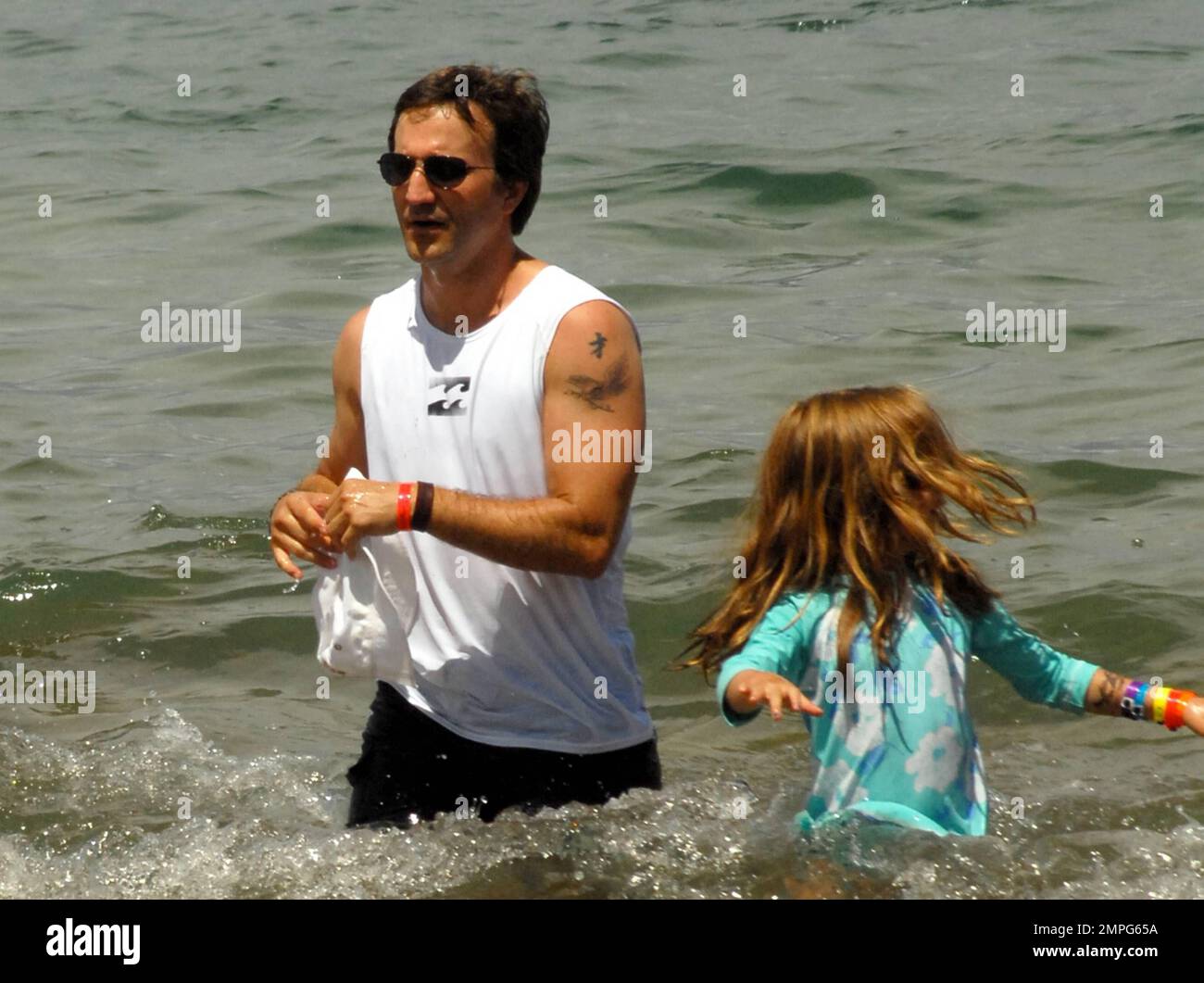 "Franklin & Bash" star Breckin Meyer and daughter Caitlin spend a day ...