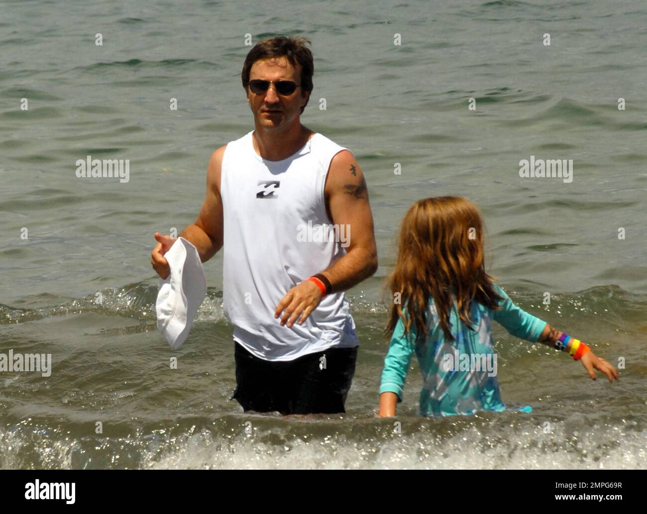 "Franklin & Bash" star Breckin Meyer and daughter Caitlin spend a day ...