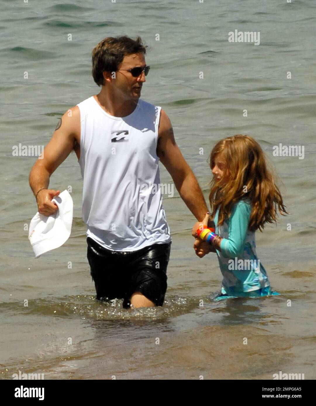 "Franklin & Bash" star Breckin Meyer and daughter Caitlin spend a day ...