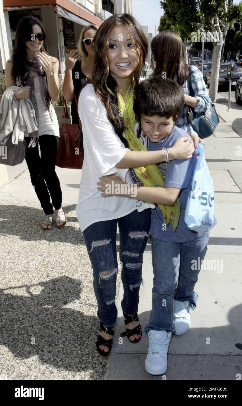 "The Suite Life on Deck" star Brenda Song strolls after having lunch ...