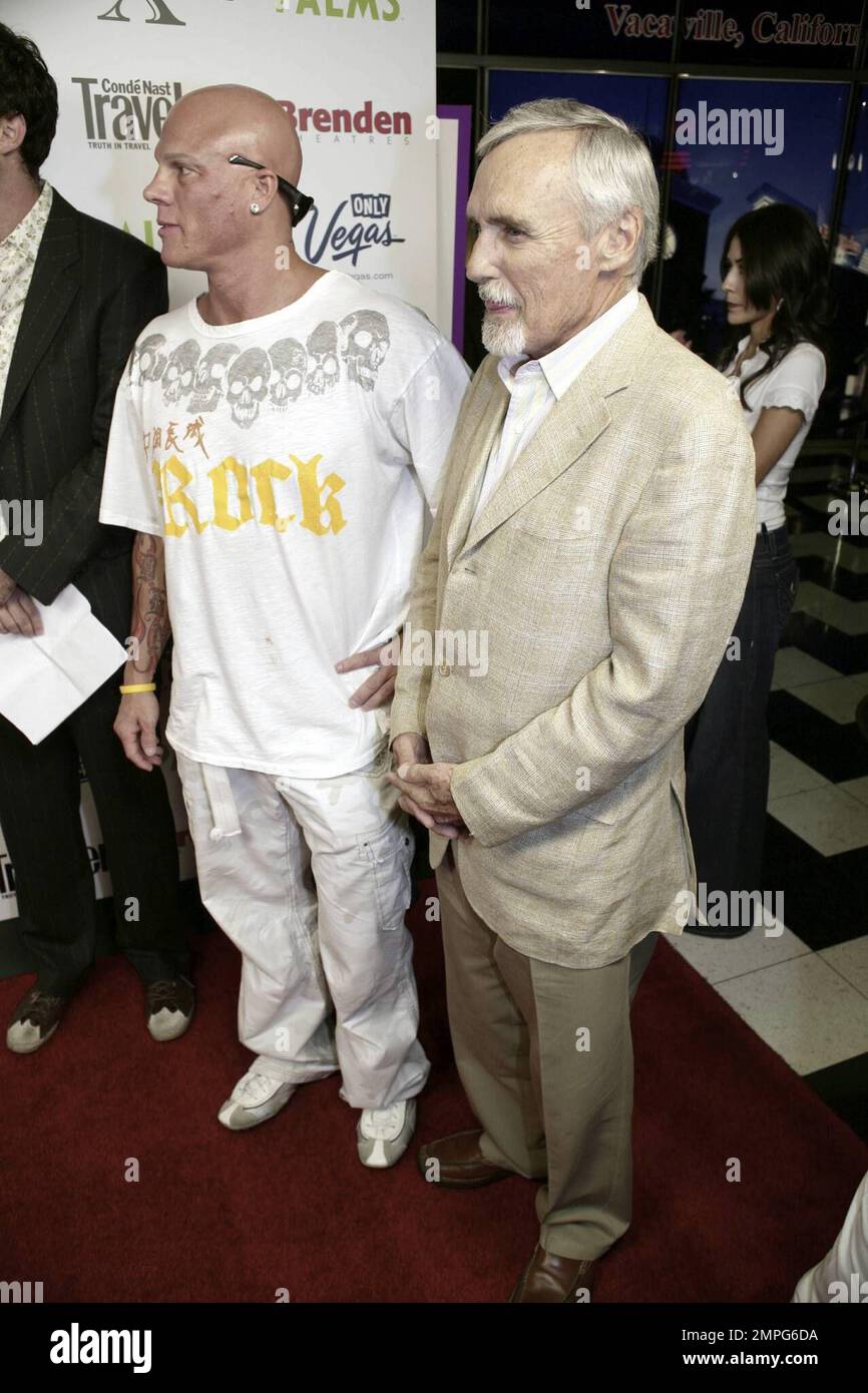 Johnny Brenden and Dennis Hopper attend the ceremony in which Johnny ...