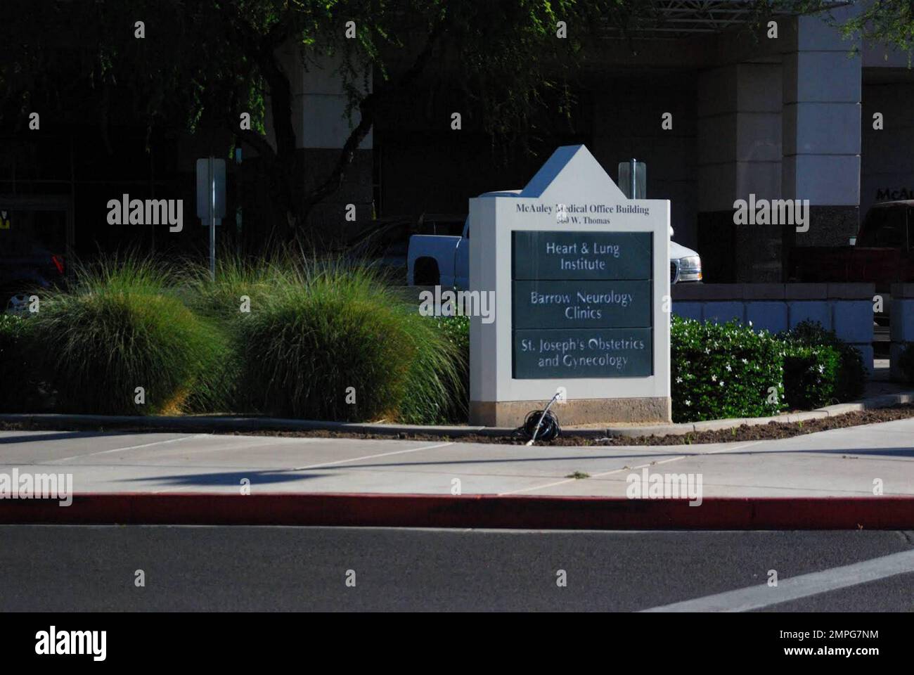 Exterior shots of St. Joseph's Hospital in Phoenix, Arizona that houses ...