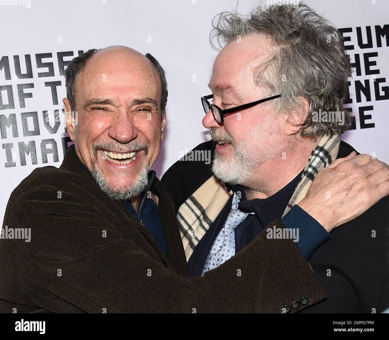 Actors F. Murray Abraham, left, and Tom Hulce attend the Museum of the ...