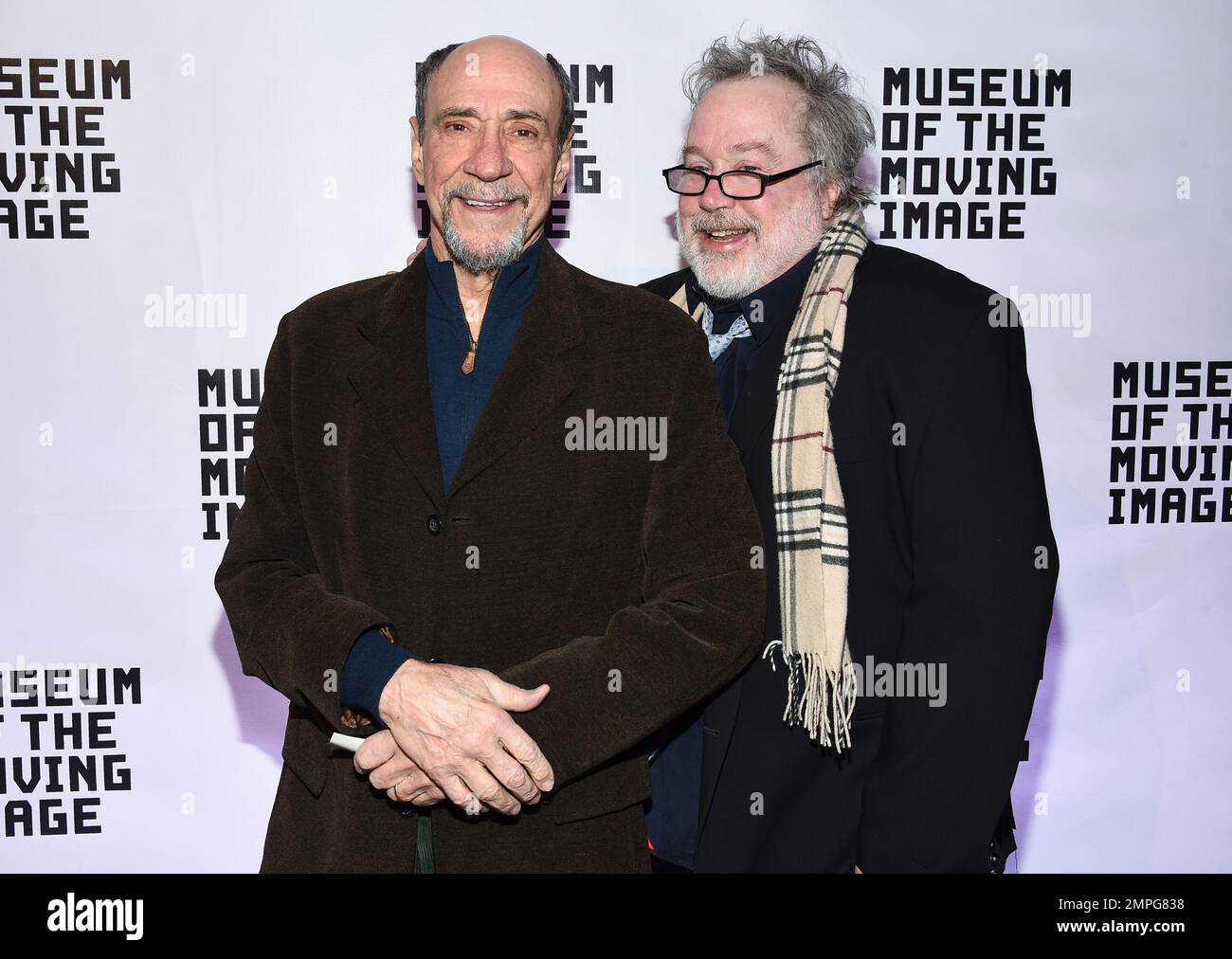 Actors F. Murray Abraham, left, and Tom Hulce attend the Museum of the ...